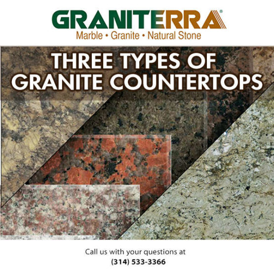3 Types of Granite Countertops - Slab, Tiled and Modular